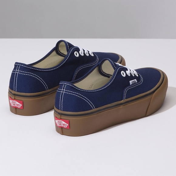 Vans | Shoes | Vans Authentic Platform Gum Medieval Blue | Poshmark
